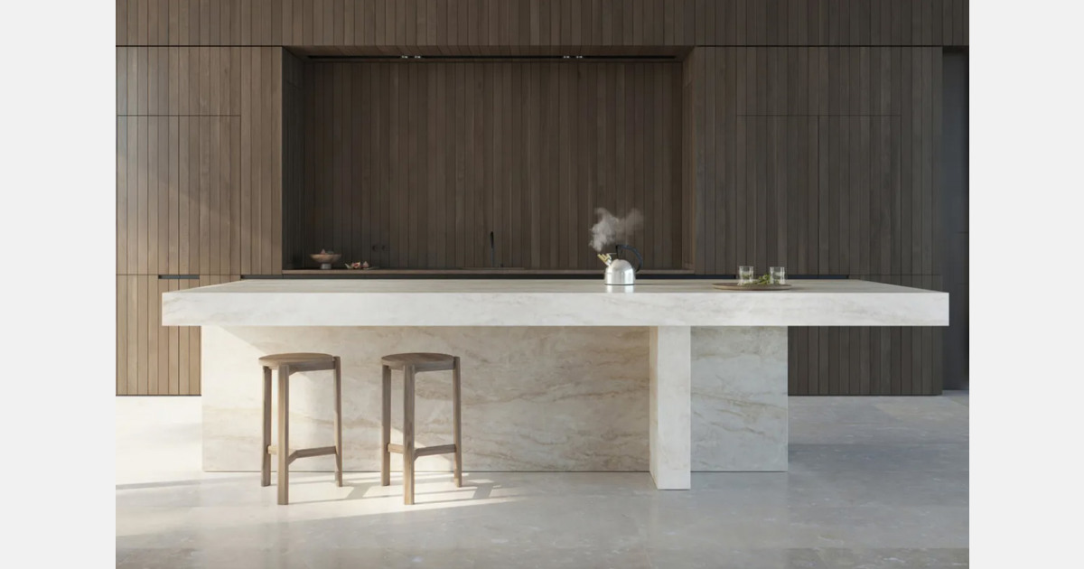 Gaggenau presents invisible induction stone cooktop