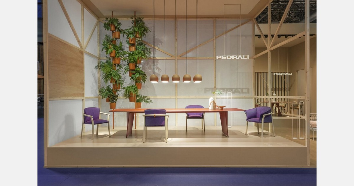 The Italian company Pedrali renewed its presence at the Parisian event