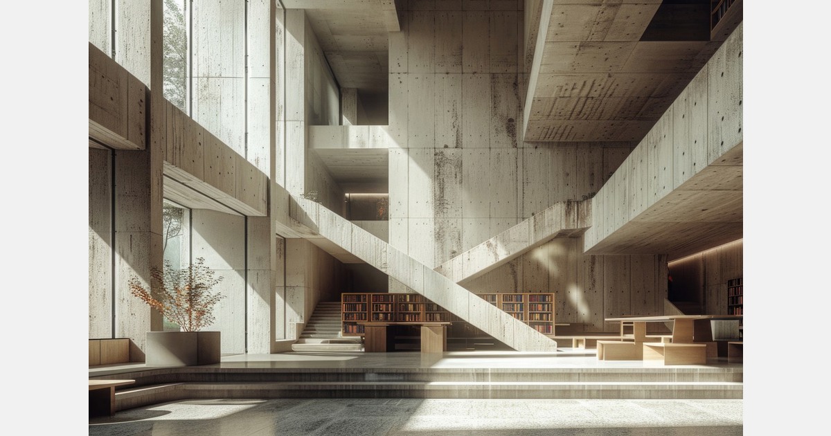 Resurgence of raw and bold design with brutalist interior trend