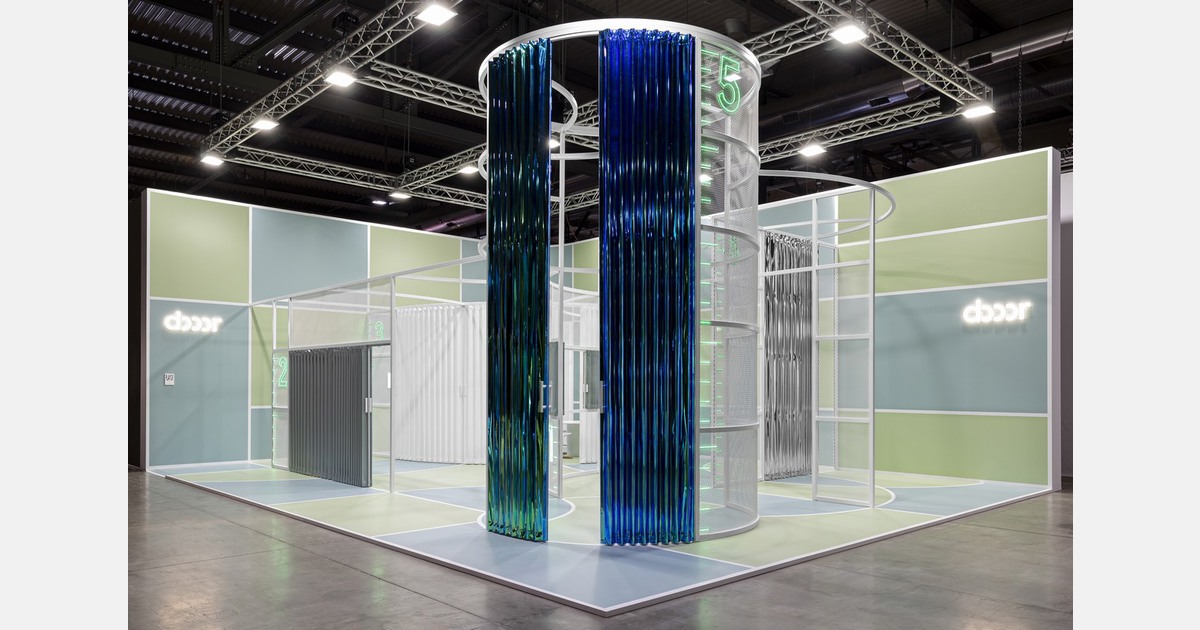 Dooor's installation 'Playscape', inspired by urban playgrounds