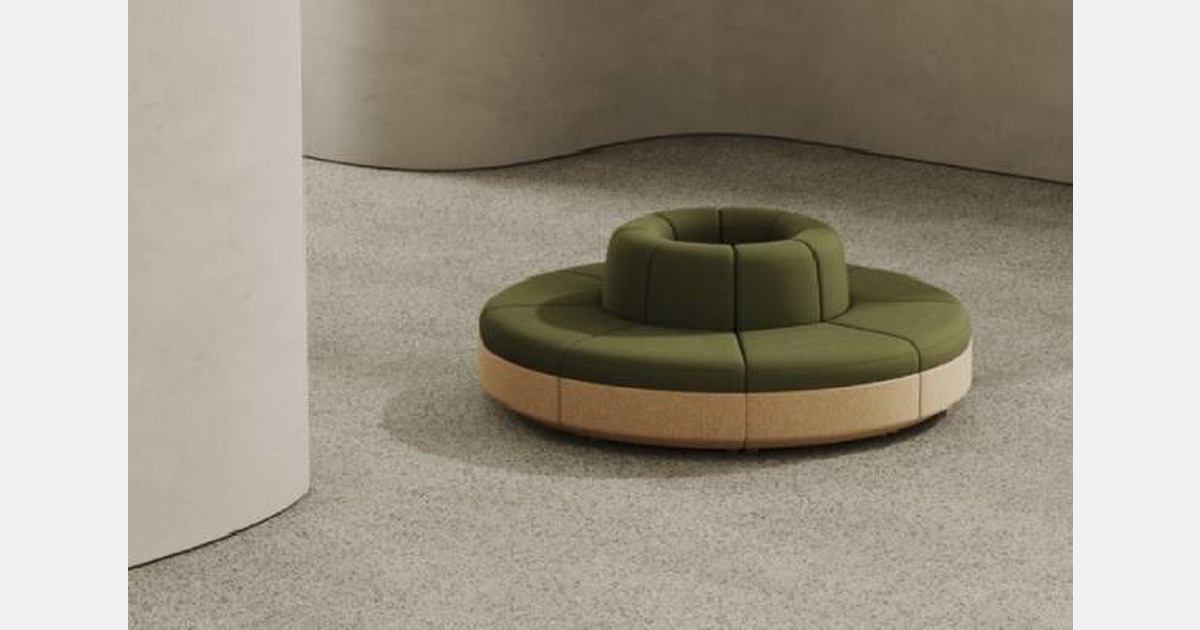 Isomi's Tejo sofa is made by recycling cork wine stoppers