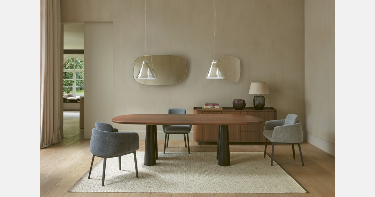 Ligne Roset's Hashira Dining table wins Good Design Award