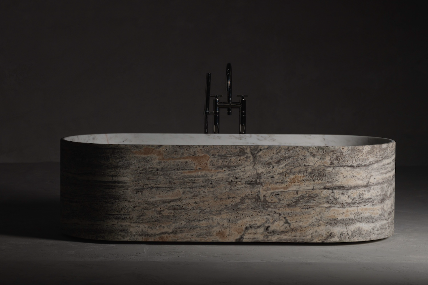 Kreoo introduces new stone tubs for a wellness sensation within marble