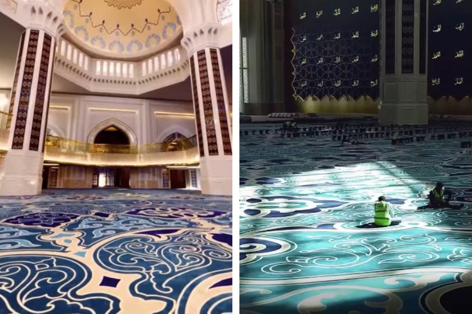 A carpet of dreams weaves Indian craftsmanship into a Guinness World Record