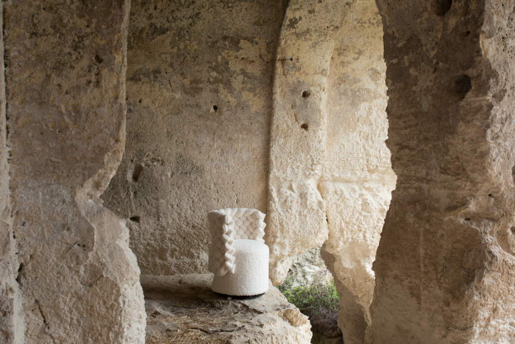 Calia Italia weaves memory and modernity in Giuggiola armchair