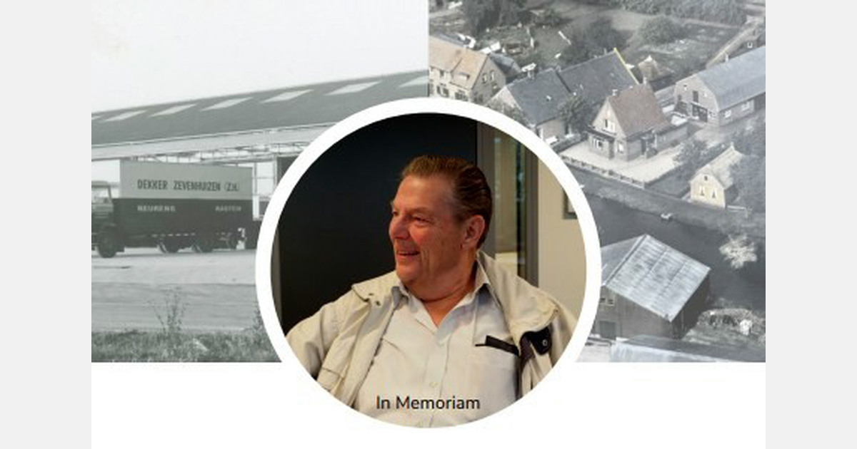 In Memoriam: founder Arie Dekker