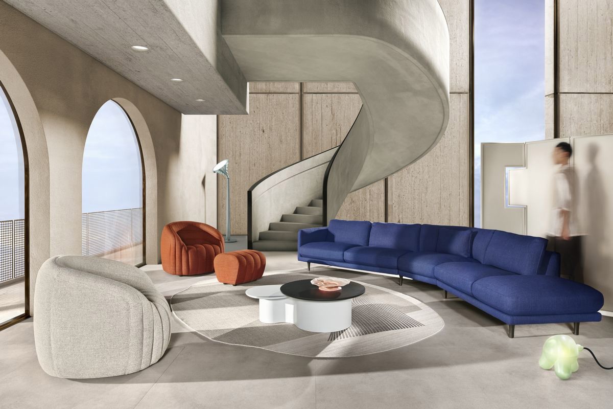 Claire and Roderick Vos bid farewell to Pode from Leolux Furniture ...